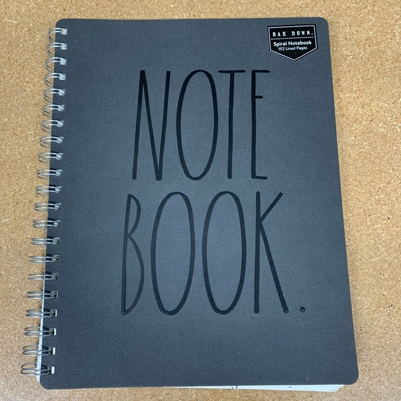 Rae Dunn | Office | Rae Dunn Spiral Notebook 92 Pages | Poshmark
